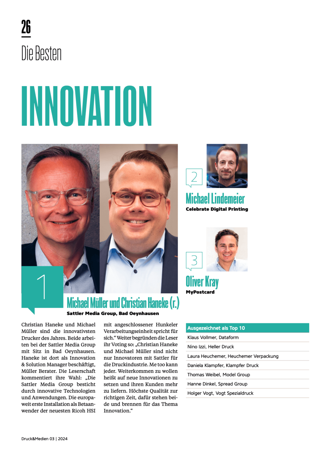 Die Sattler Media Group entdecken | Sattler Media